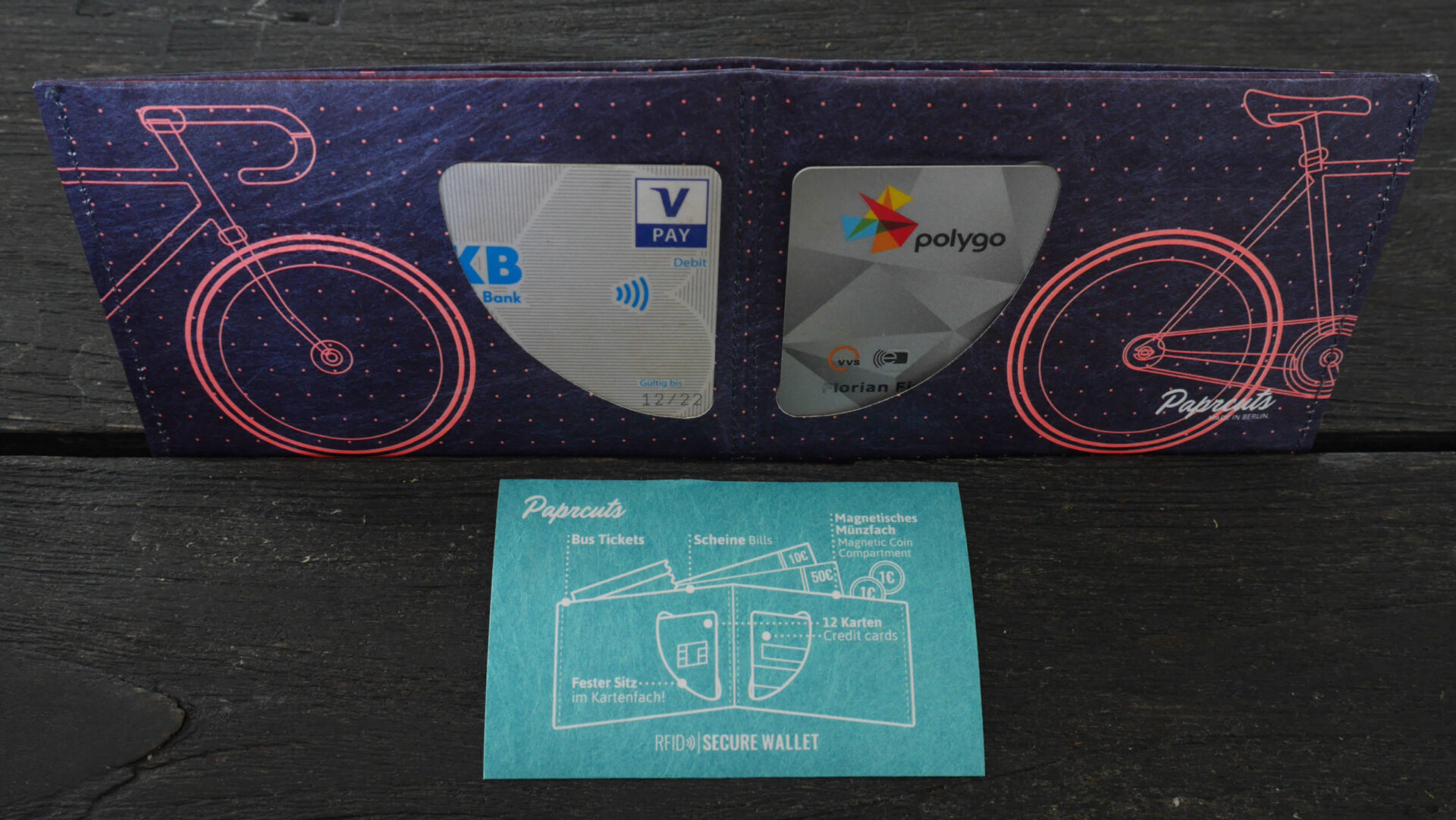 Papiergeldbeutel mit RFID-Schutz - FLOCOLOCO